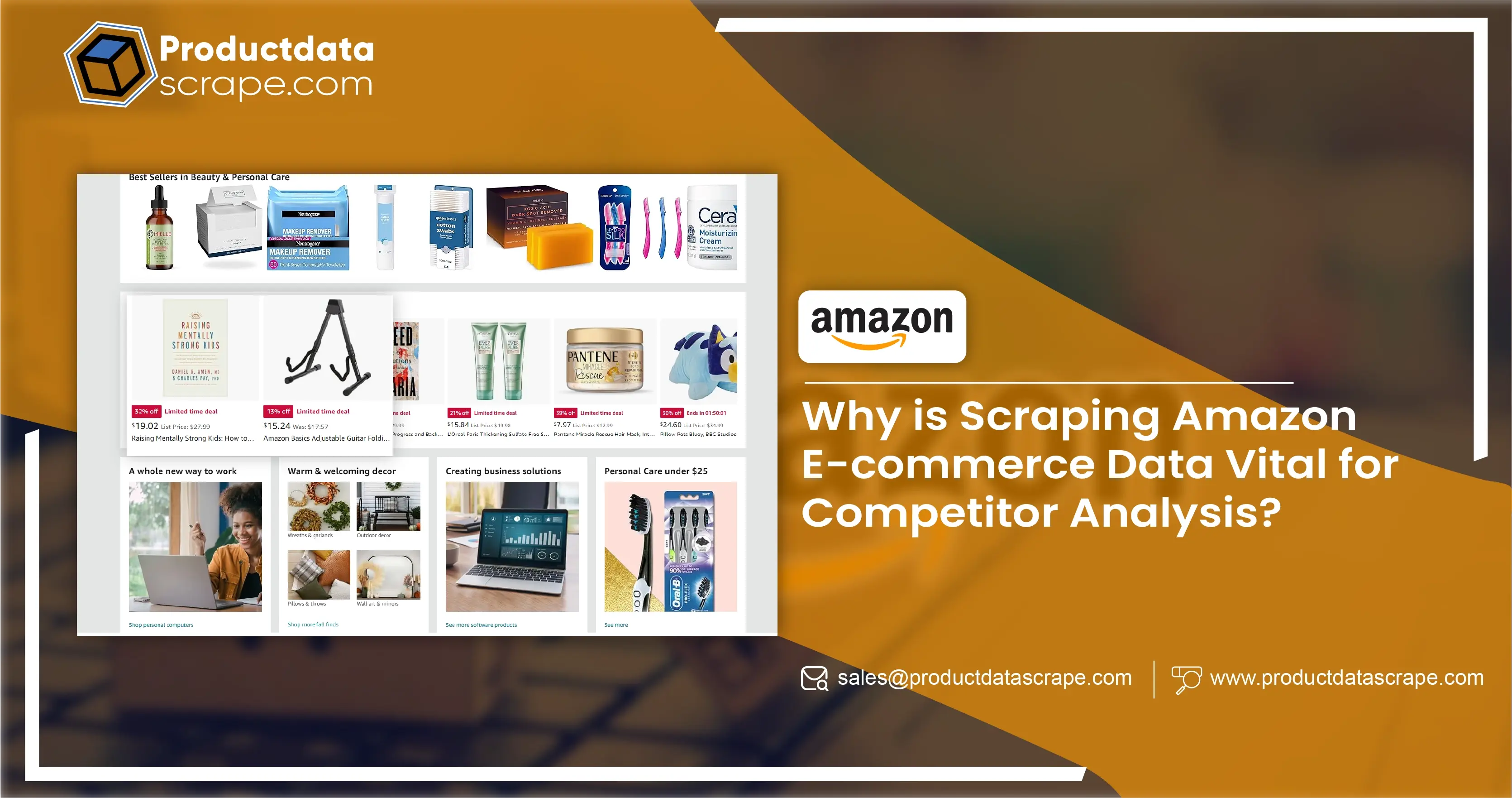 Why is Scraping Amazon E-commerce Data Vital for Competitor Analysis